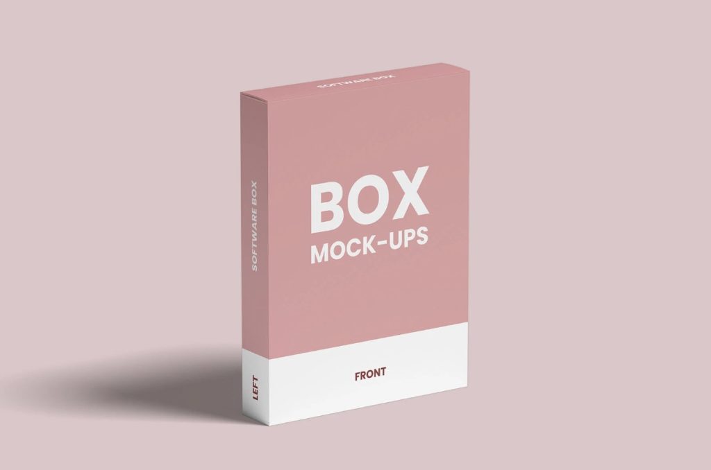 Software Box Mockup PSD Template - Free Mockup Design
